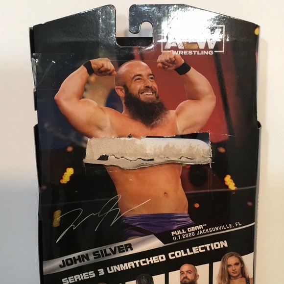 Jazwares, Inc. | Toys | John Silver Aew Unmatched Series 3 Wrestling ...